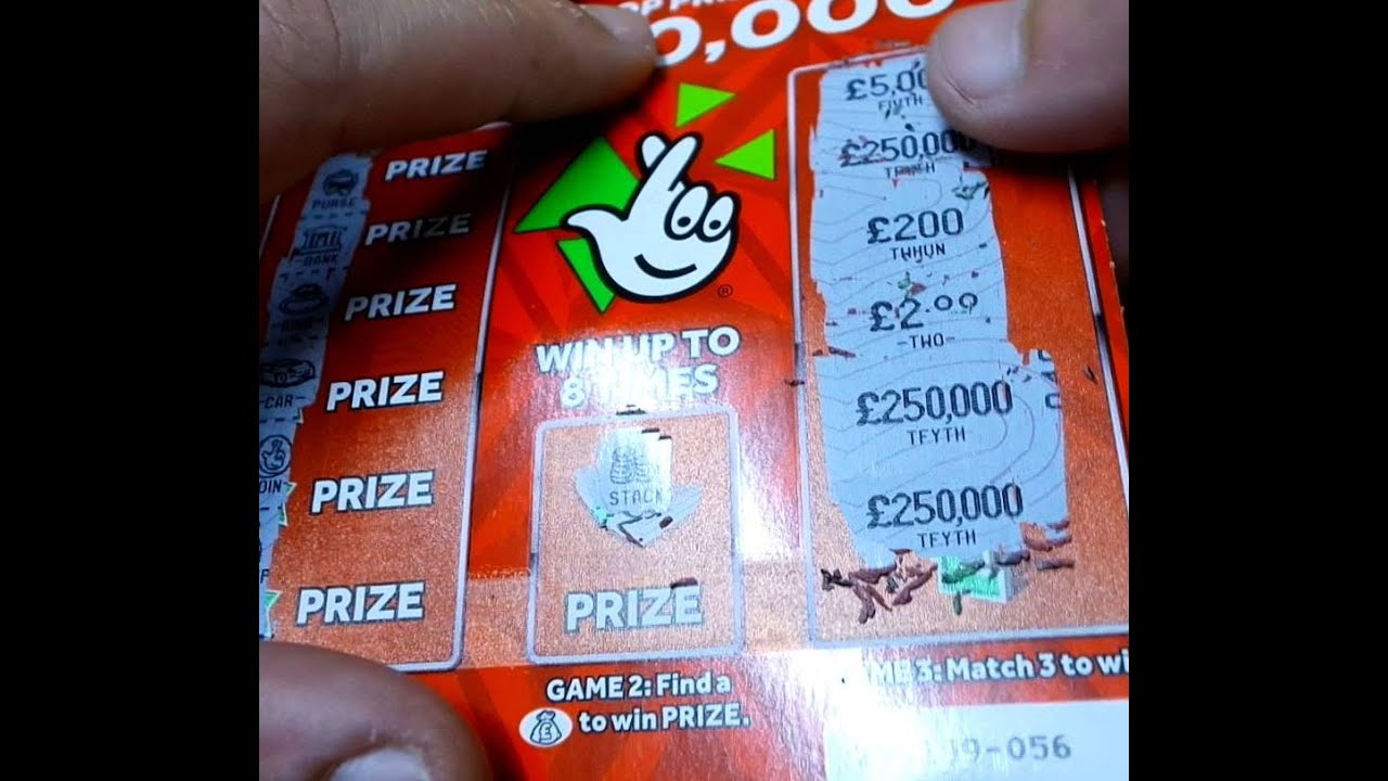 SCRATCH CARD WINNER WINNER CHICKEN DINNER - YouTube