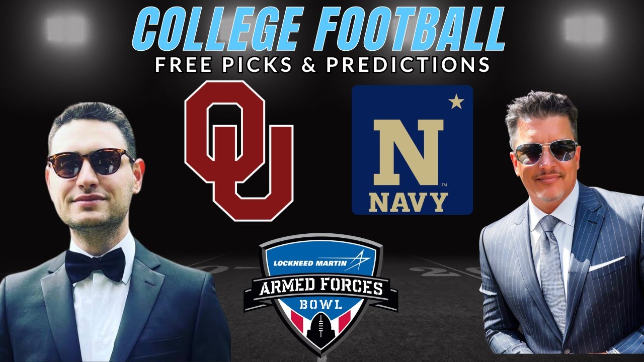 College Football Free Pick - Oklahoma vs Navy - Friday 12/27/24 ...