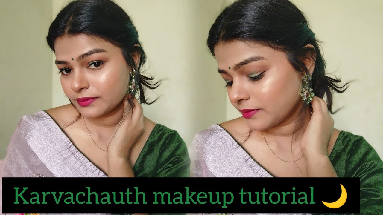 Karvachauth makeup tutorial 2024 || Festival makeup look || step by step || Sara singh - YouTube