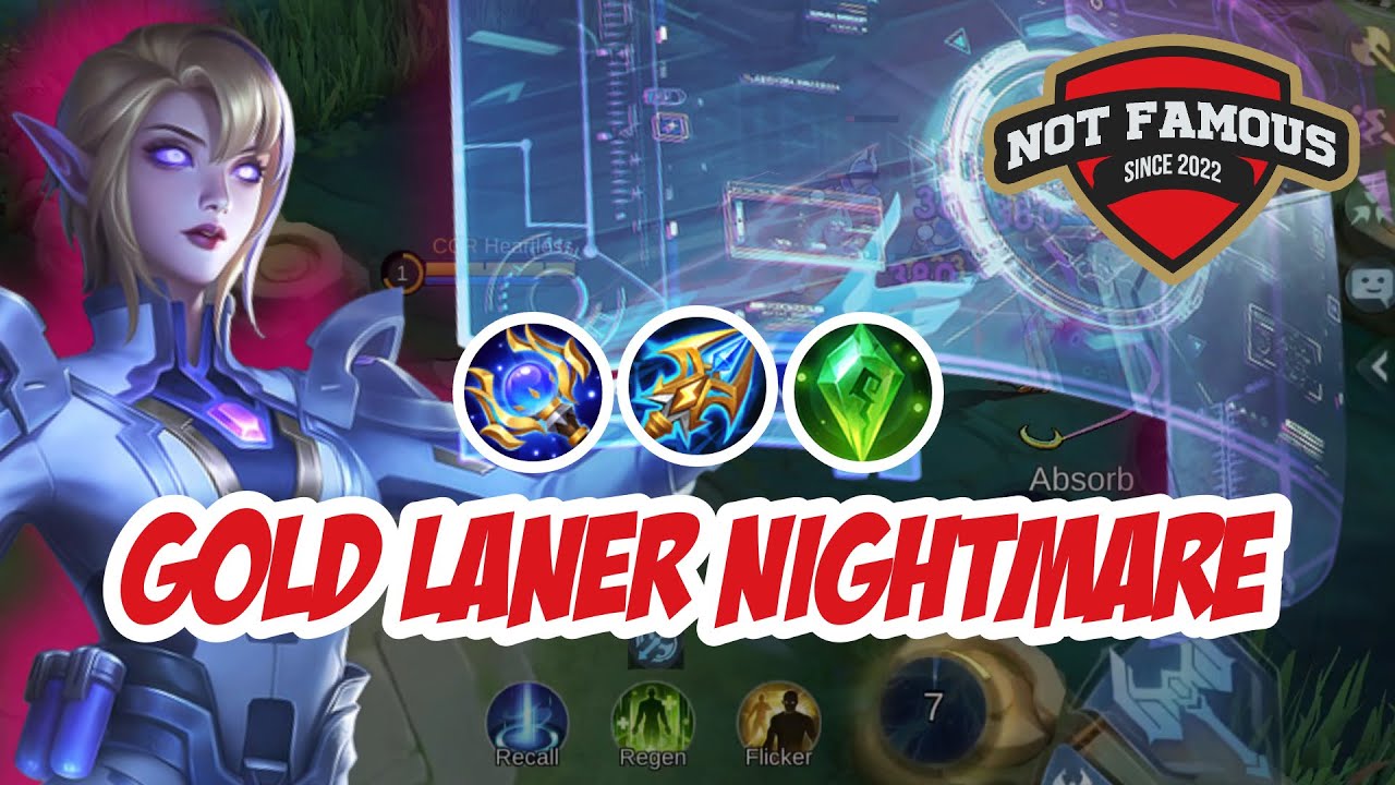 Eudora The Nightmare of Goldlaner | Gameplay Eudora | Build Item Eudora ...