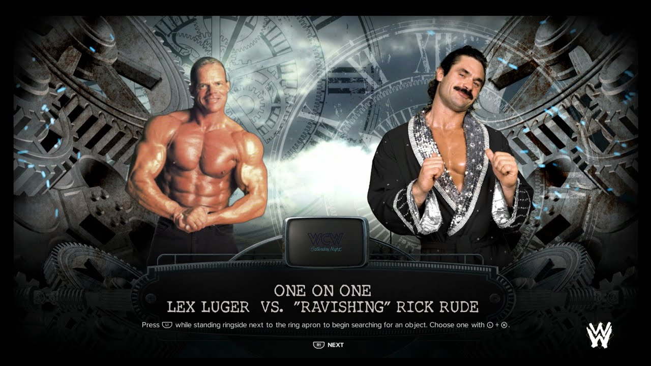 WWE 2K24: Lex Luger vs "Ravishing" Rick Rude - YouTube