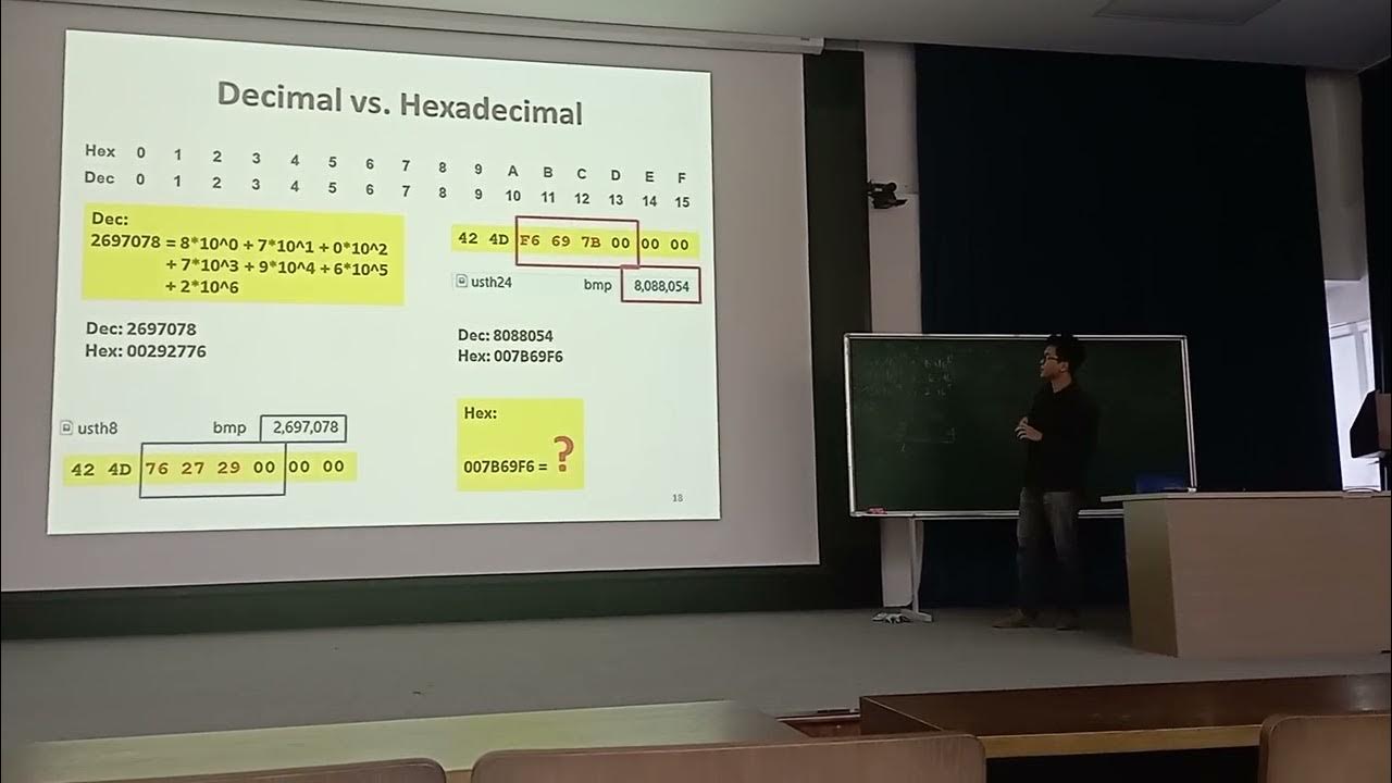 Decimal vs. Hexadecimal - YouTube
