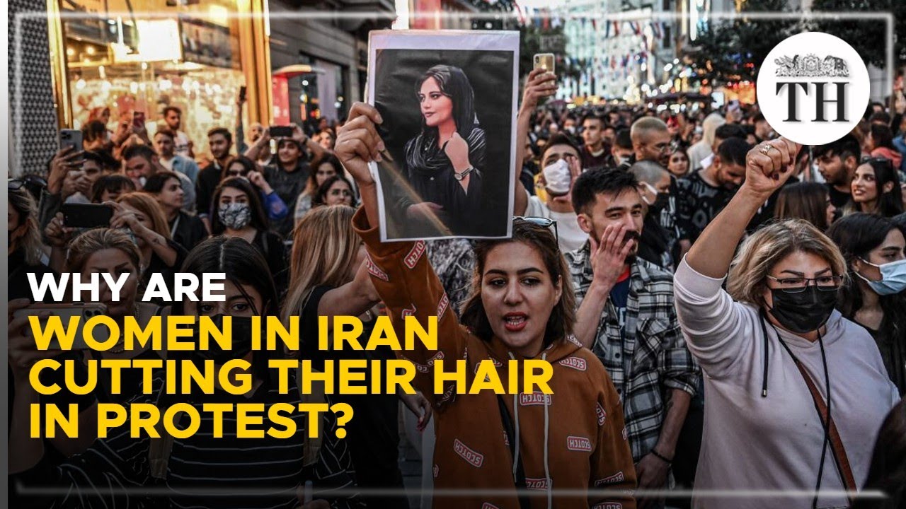 Why are women in Iran cutting their hair in protest? | The Hindu - YouTube