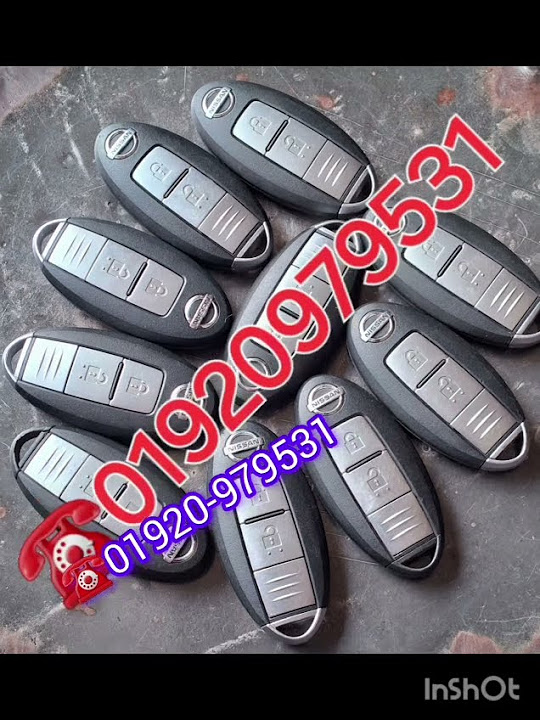 Nissan xtrail all Smart key lost programming - YouTube