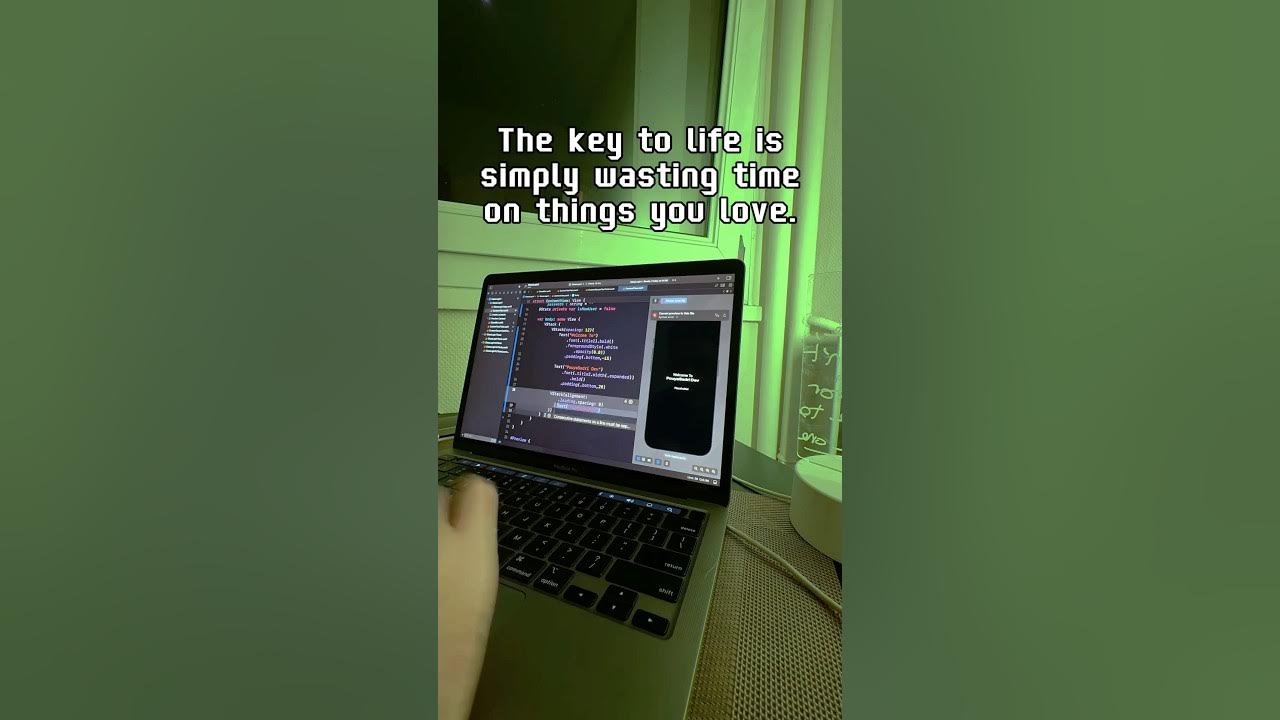Coding Time-lapse: Why 'Wasting Time' on What You Love is Key 💻🔥 #shorts #coding #motivation ...