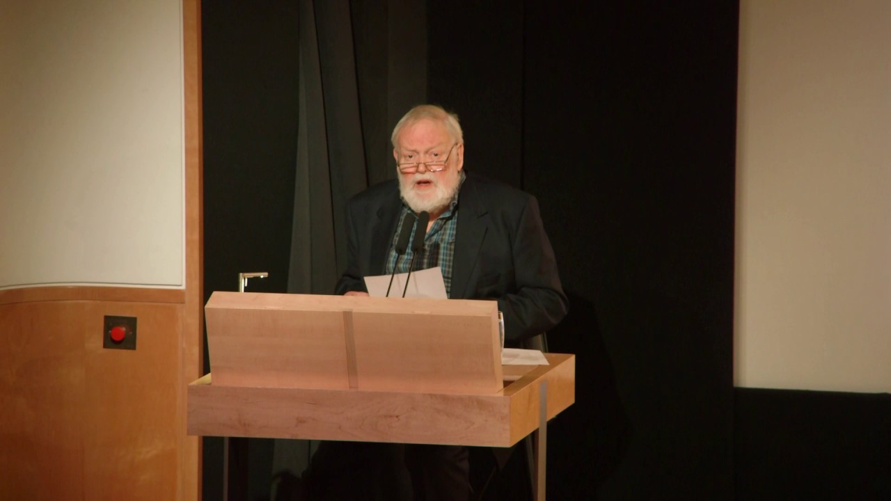 Sebald Lecture 2017 - Michael Longley CBE - YouTube