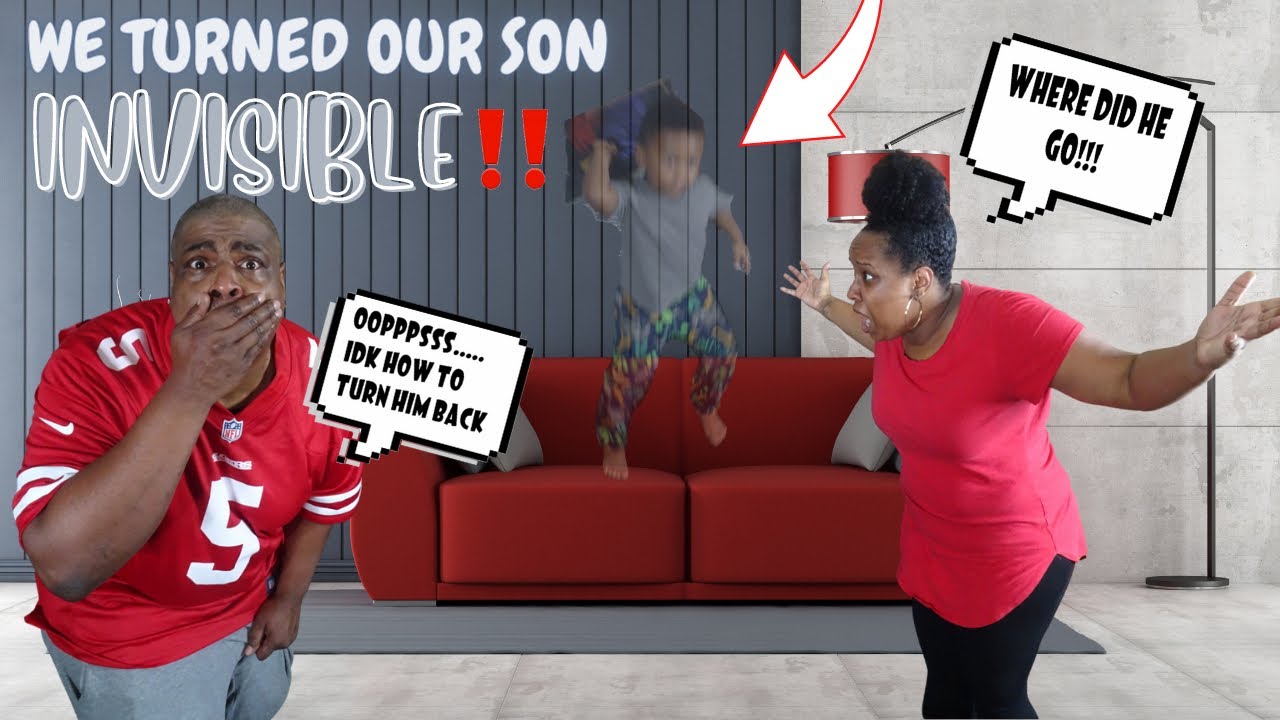 INVISIBLE PRANK ON 3 YEAR OLD (HILARIOUS) - YouTube