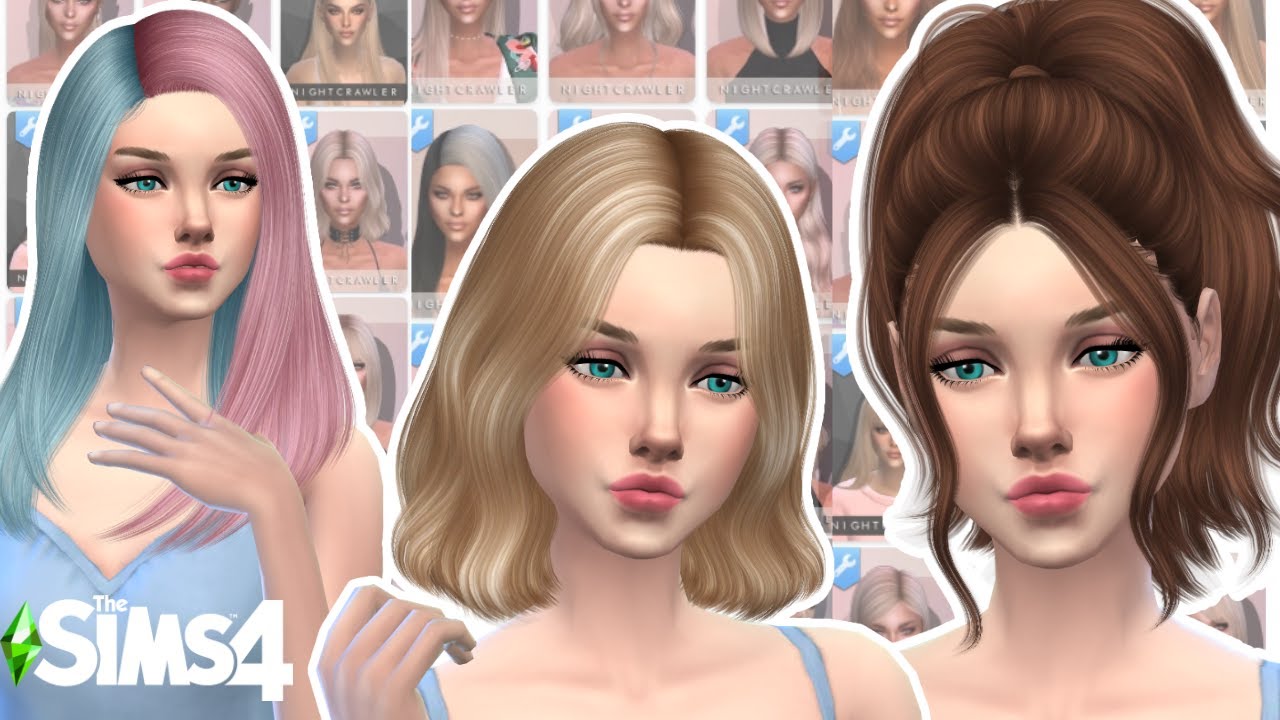 👩🏻‍🦰PACK ALPHA HAIR #3 👱🏻‍♀️l Conteúdo Personalizado l #Thesims4 - YouTube