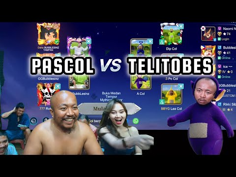 PASCOL VS TELITOBES‼️MARAH MARAH DI LOCK TERUS, MOBILE LEGENDS. 