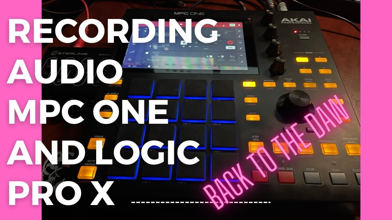 Recording analog synths with MPC ONE LOGIC PROX Using MIDI #logicpro # ...