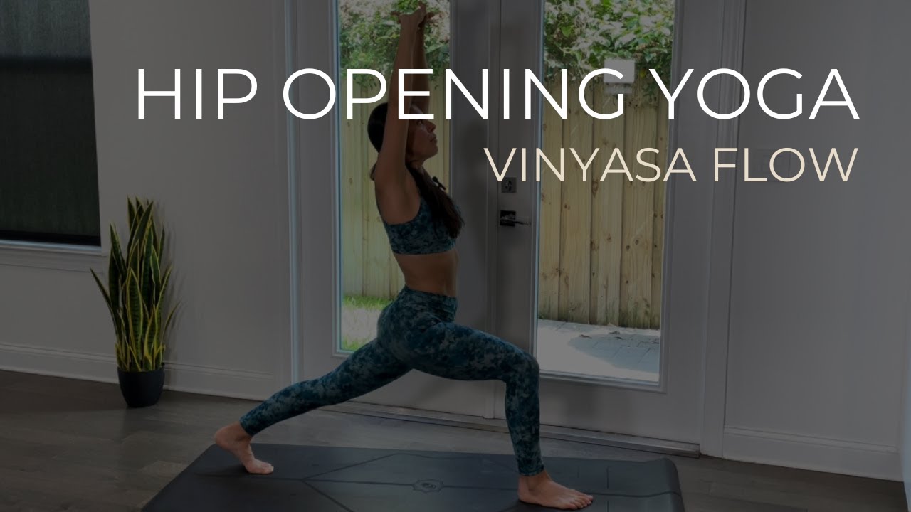 25 Minute Hip Opening Vinyasa Flow: Stretches for Tight Hips - YouTube