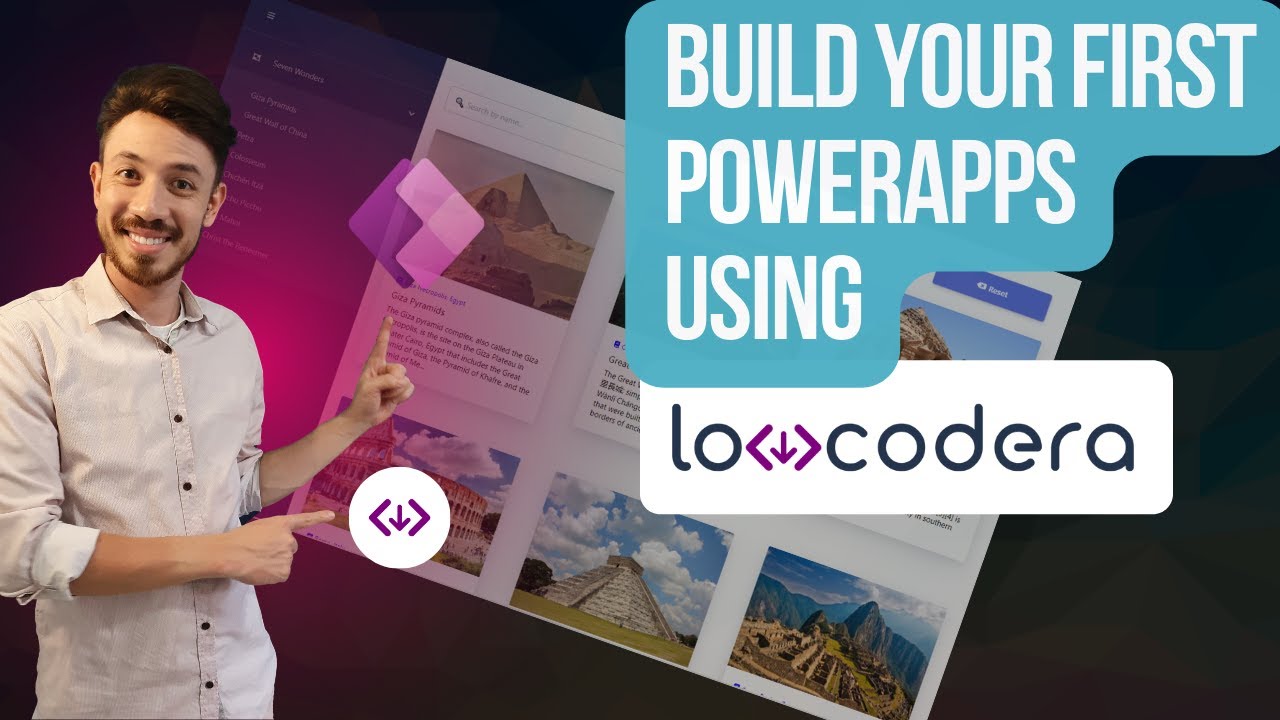 Build your first app with lowcodera components - YouTube