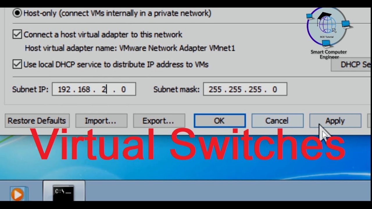 Virtual Switches in Vmware Workstation with Practical Configuration in ...