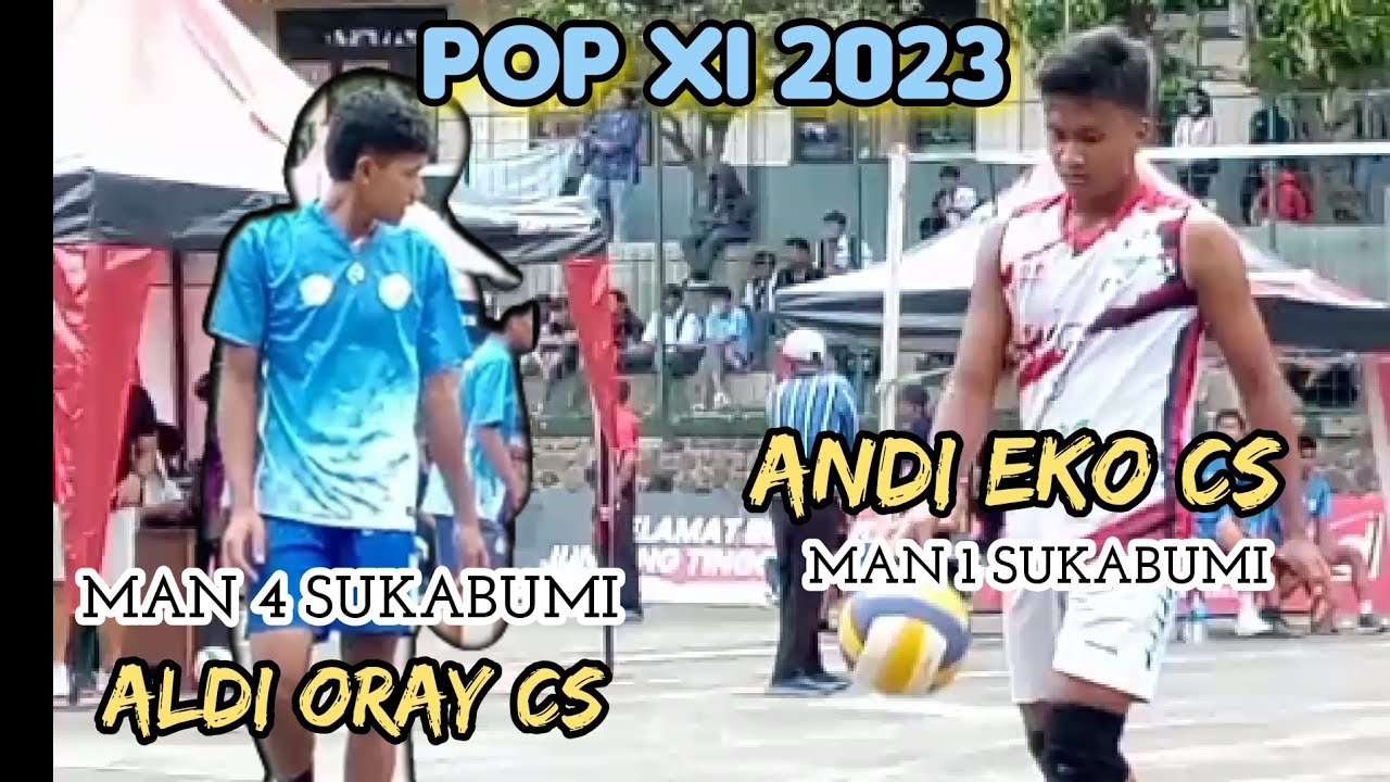 WARM UP SPIKE | ALDI ORAY CS ( MAN 4 SUKABUMI) VS ANDI EKO CS (MAN 1 SUKABUMI) | POP XI UNSUR ...