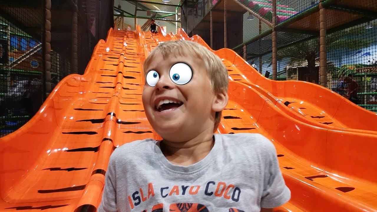 Indoor Play Center Fun for Kids at Leos Lekland Indoor Playground - YouTube