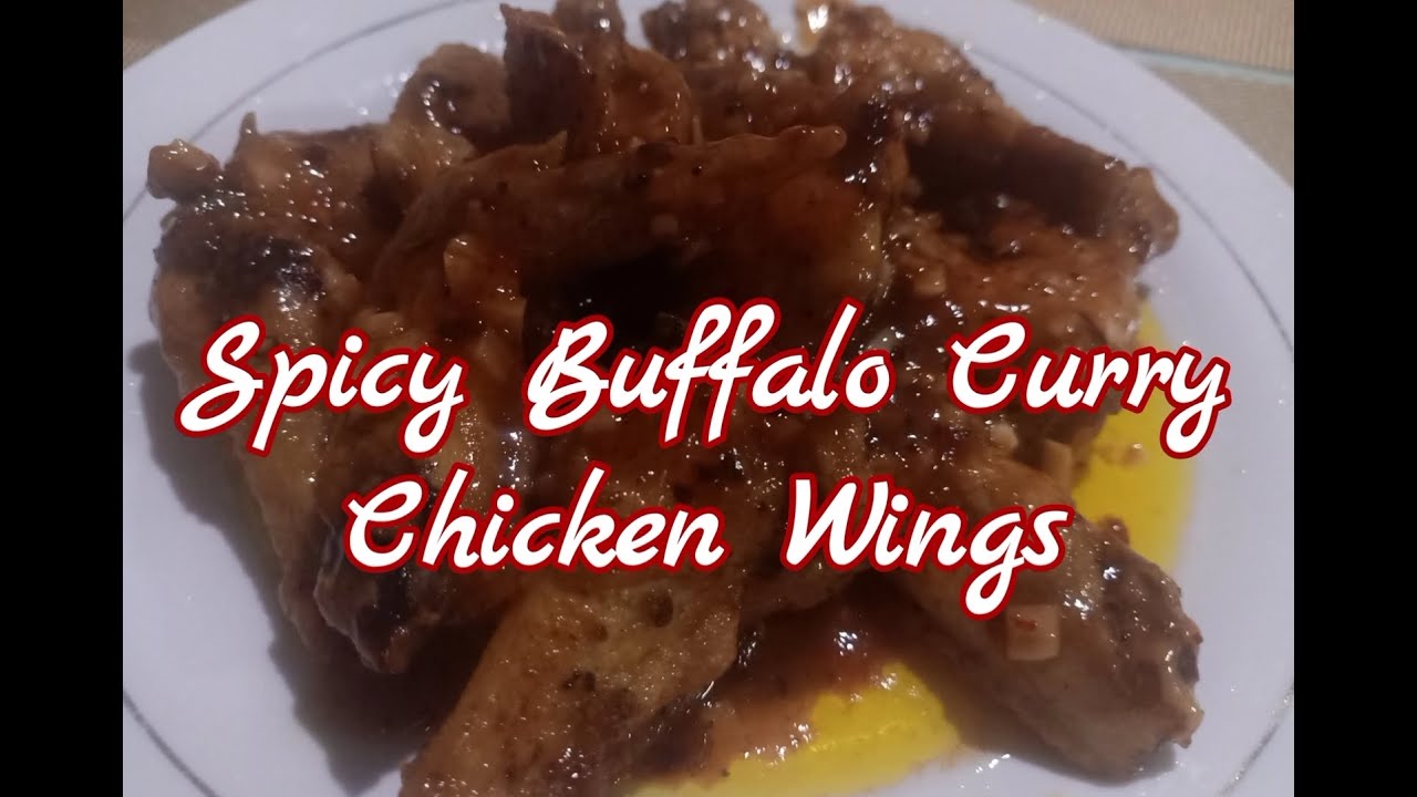 HOW TO COOK SPICY BUFFALO CURRY CHICKEN WINGS🔥 - YouTube