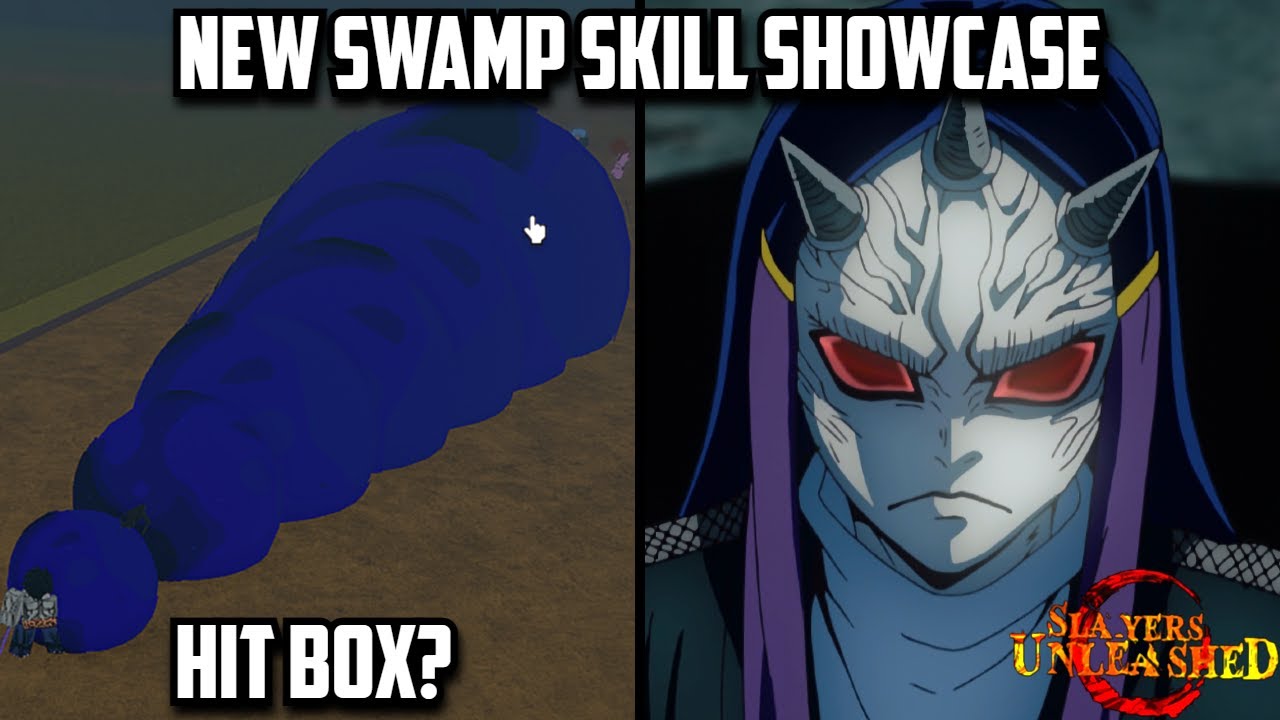 Hitbox? NEW Swamp Skill : Swamp Tunnel Showcase in Slayers Unleashed ...