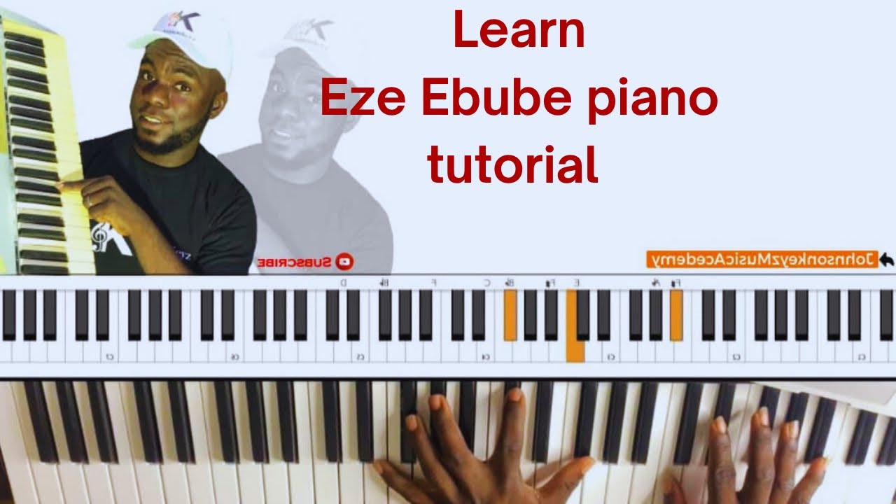 Learn Eze Ebube popular gospel chord movements in F# Neon Adejo song | Piano Tutorial - YouTube