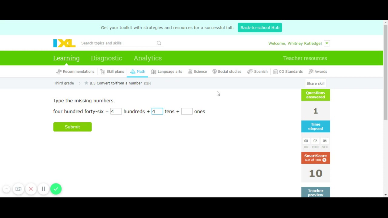 IXL Convert to from a number 3rd grade math - YouTube