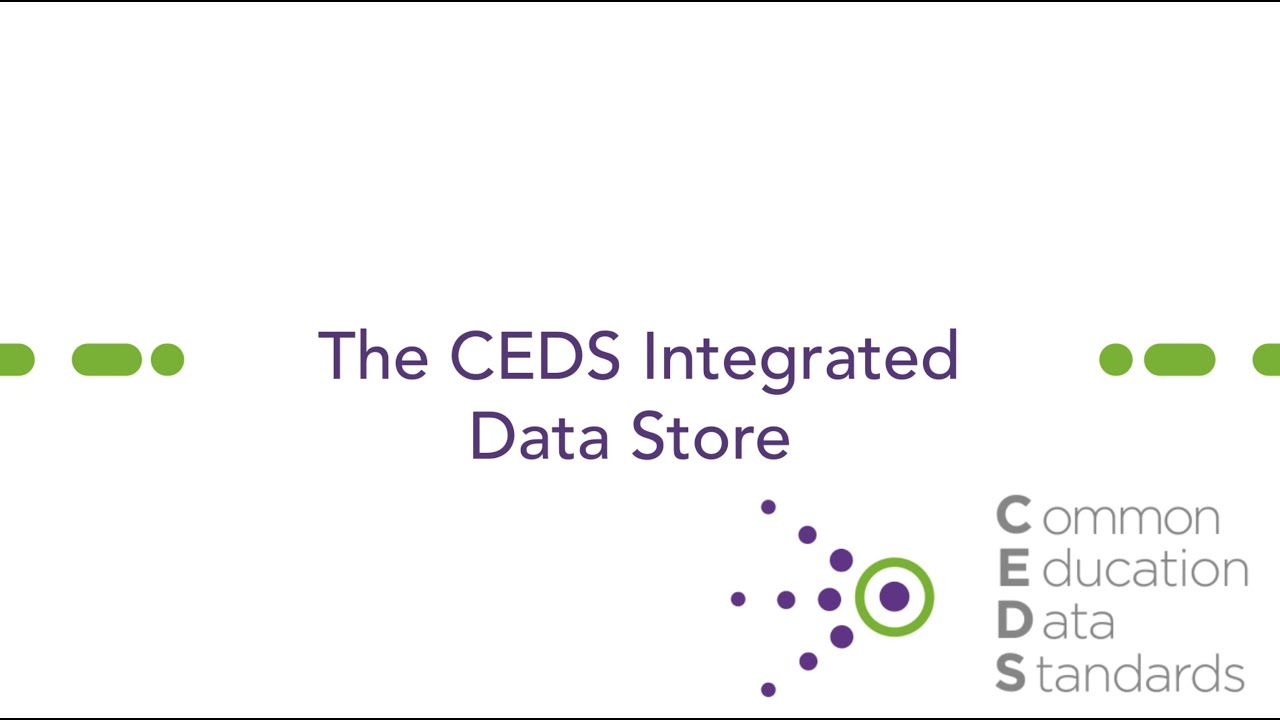 The CEDS Integrated Data Store - YouTube