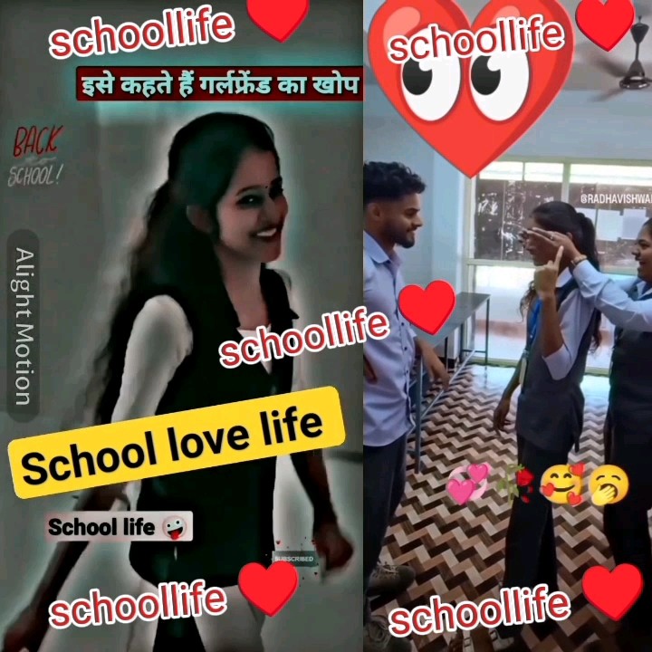 School life love story ️//school life ️// love status// wathsaap status ...