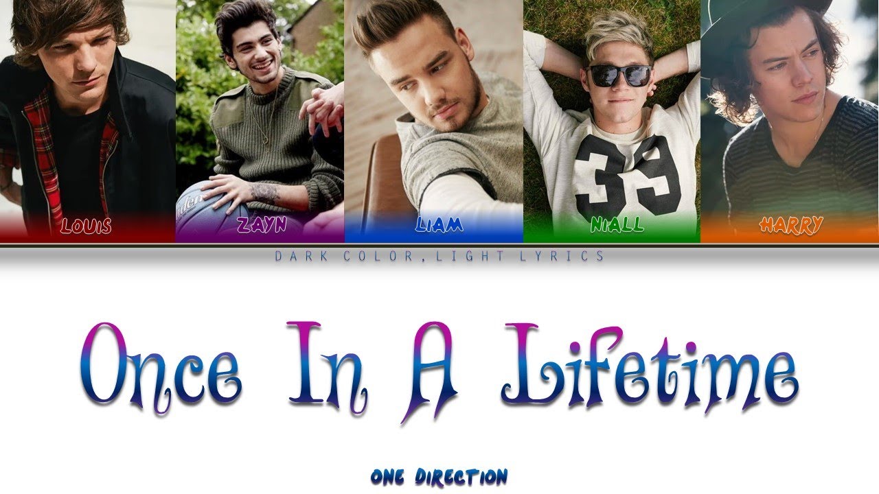 One Direction 'Once In A Lifetime' Lyrics [Color Coded ENG_ESP] - YouTube