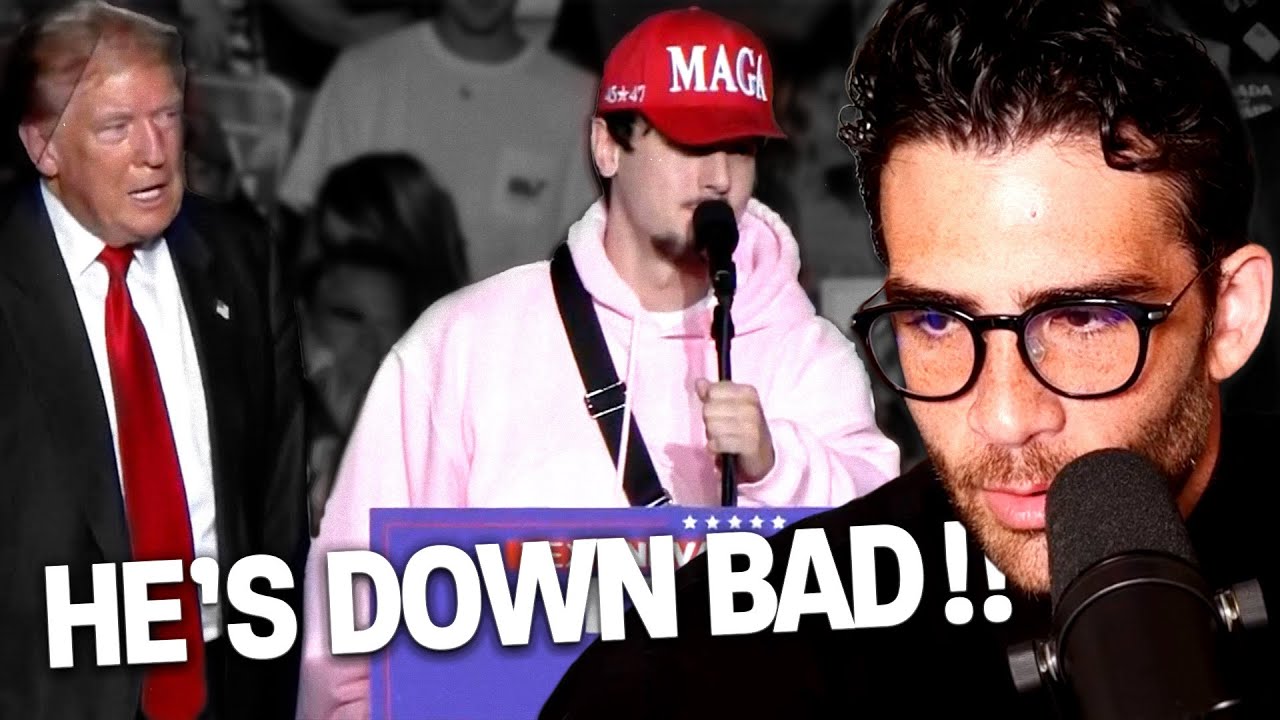 Bryce Hall Joins Trump at Rally !!! | HasanAbi Reacts - YouTube