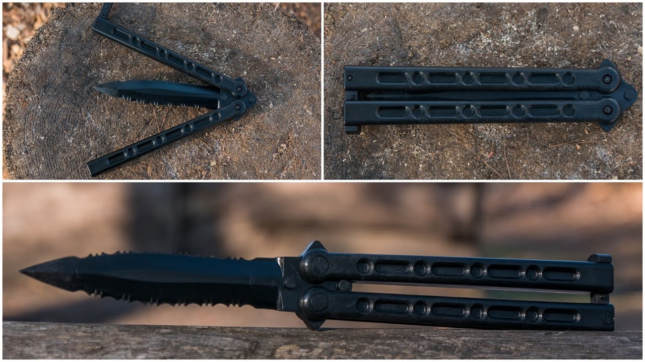 Тренировочный нож COLD STEEL FGX BALISONG. - YouTube