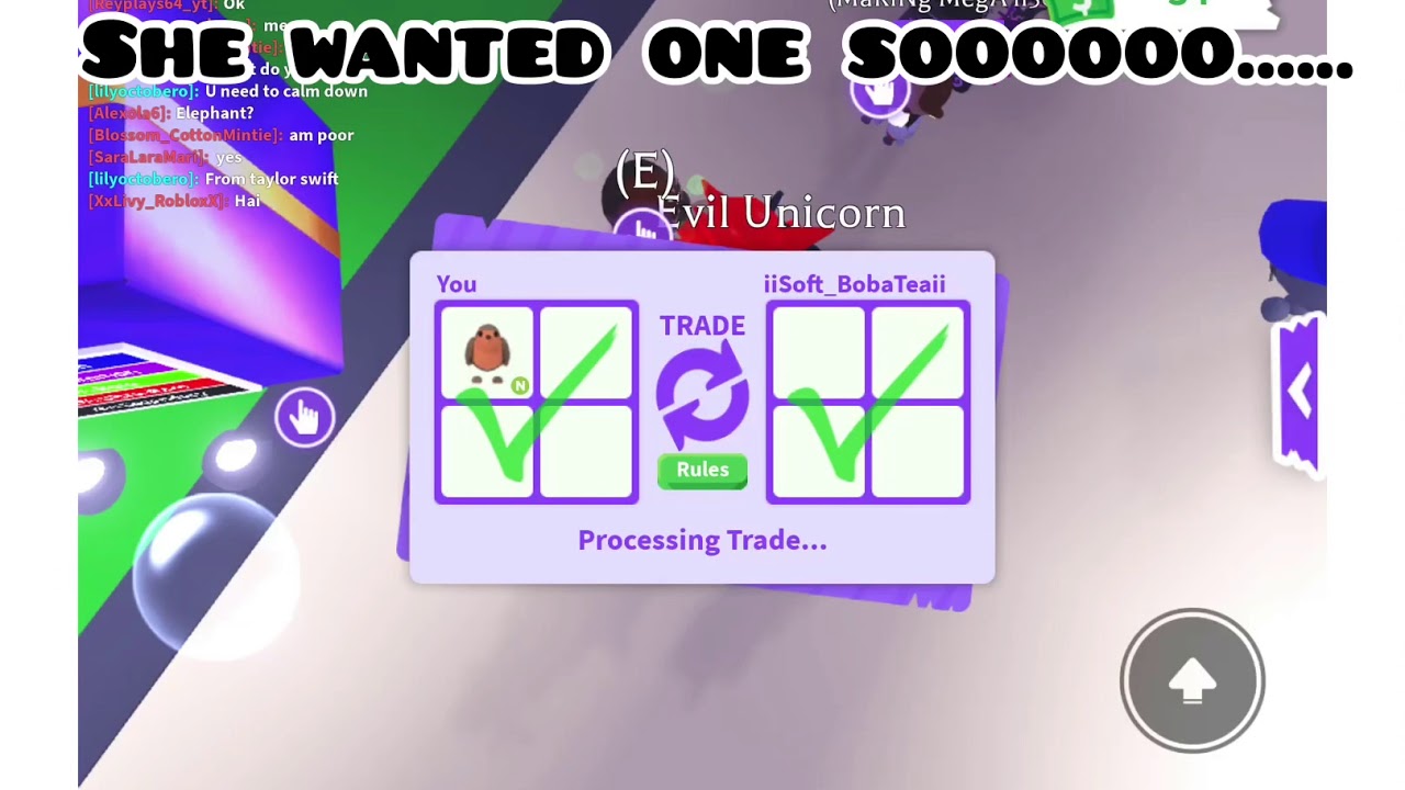 Adopt me trading proofs! - YouTube