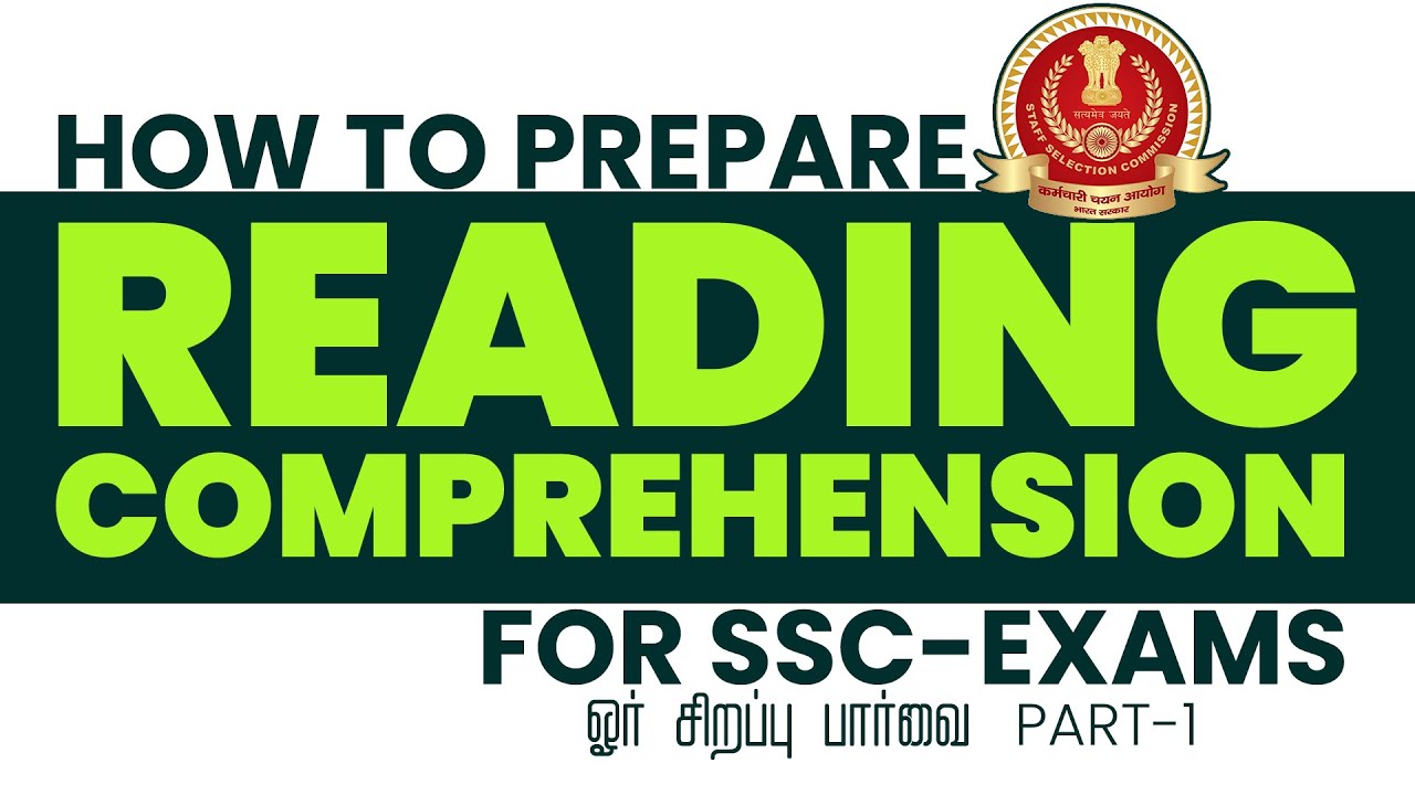 How to Prepare Reading Comprehension for SSC Exams? - YouTube