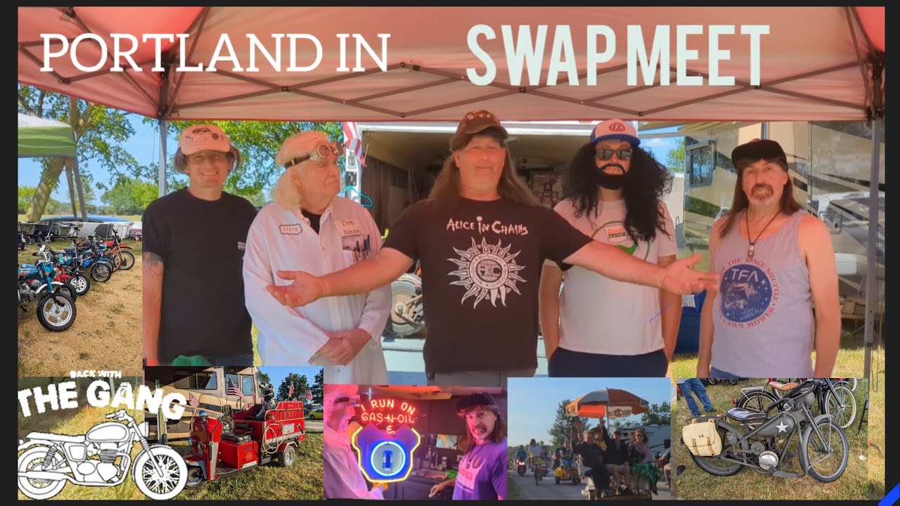 The adventures of Portland Indiana scooter swap meet 2024 # ...
