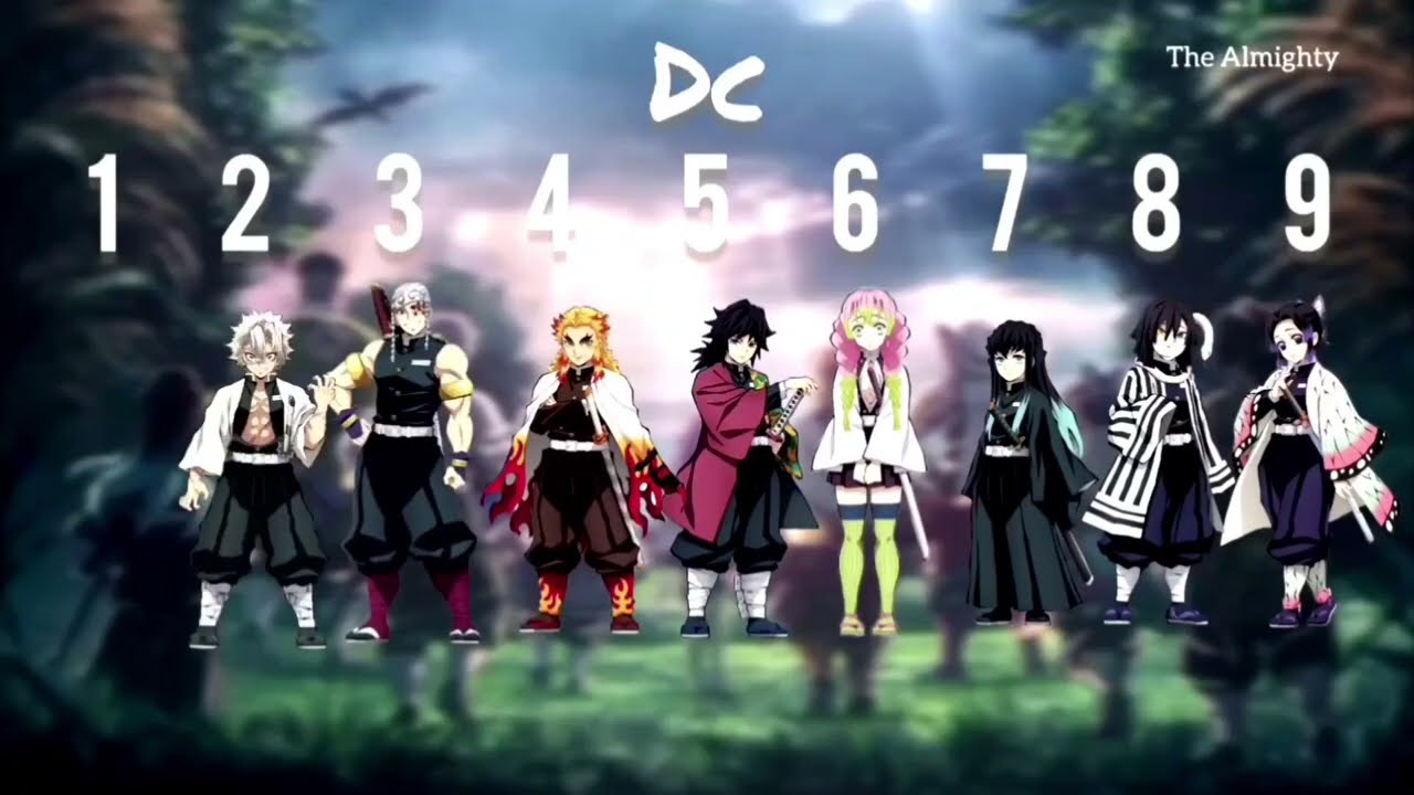 DEMON SLAYER RANKING THE HASHIRA (All Stats) - YouTube