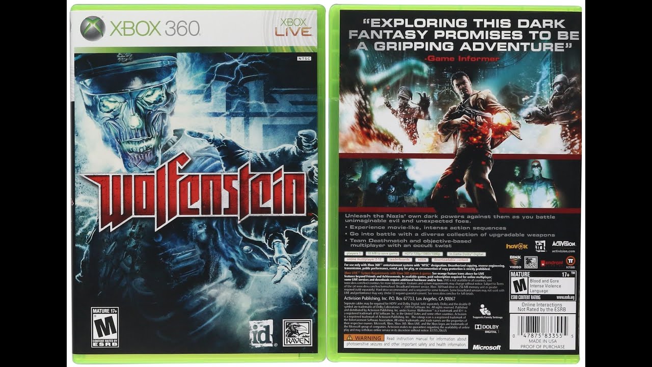 Wolfenstein 2009 Full Game Walkthrough Xbox 360 - YouTube