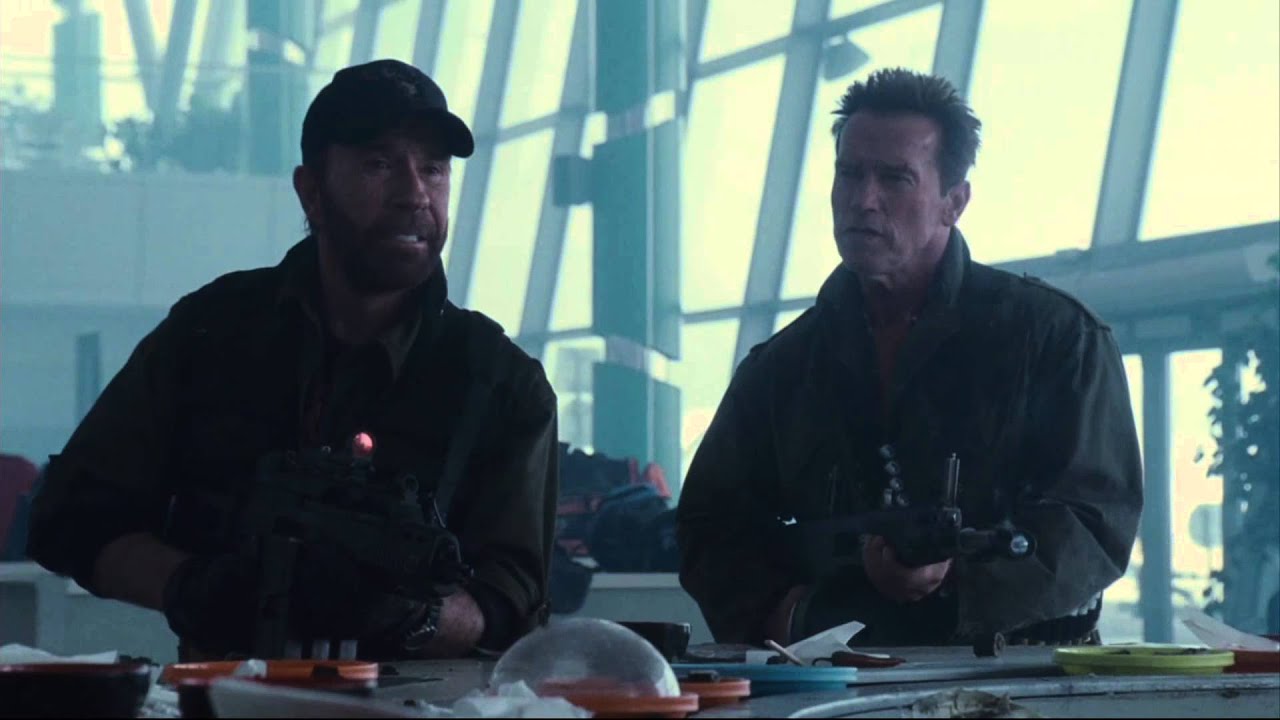 Movie Clip I Expendables 2 I Airport Shootout Scene - YouTube