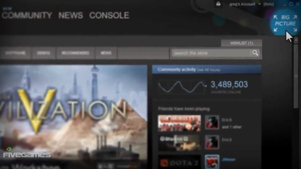Steam: Big Picture Mode Trailer [HD] - YouTube