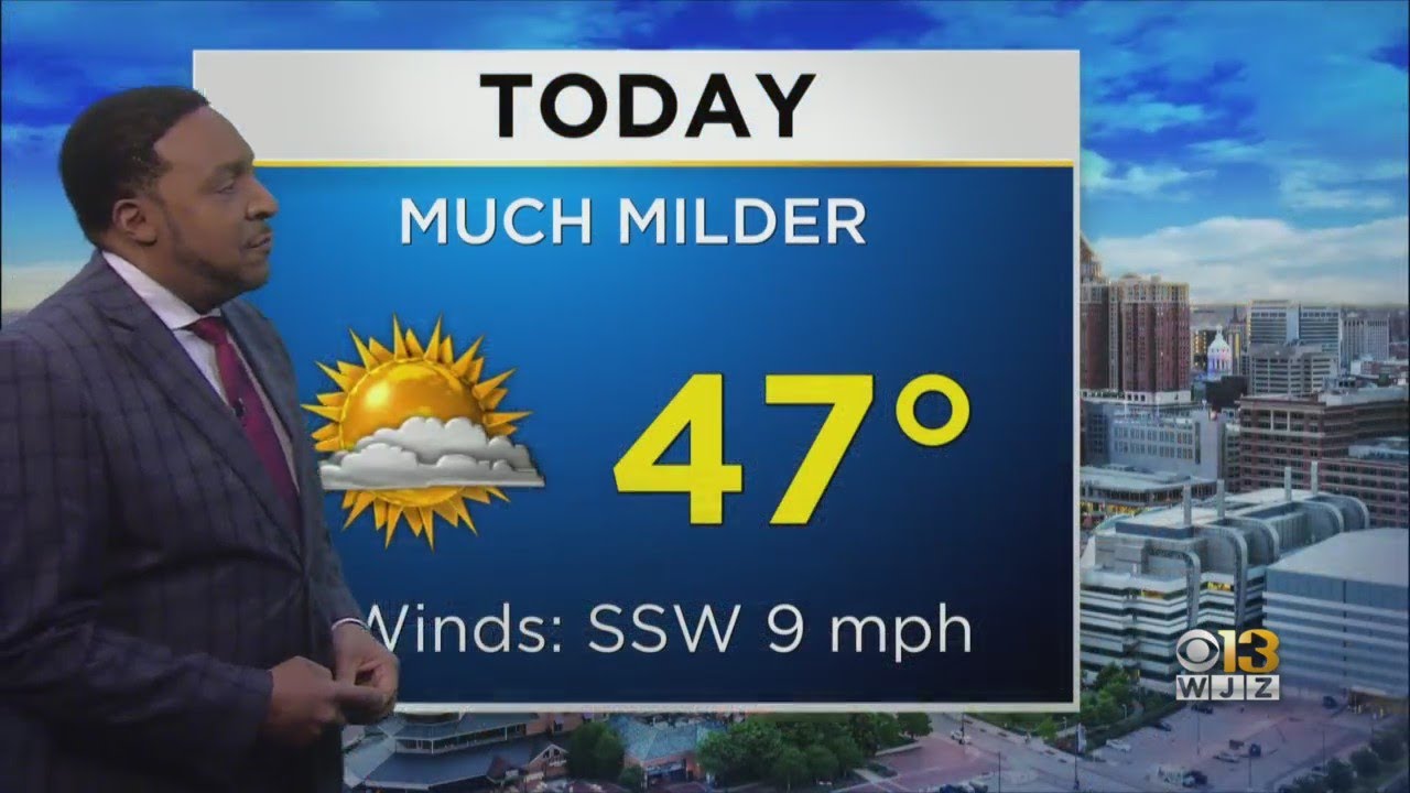 WJZ First Alert Meteorologist Tim Williams Has Your Wednesday Afternoon ...