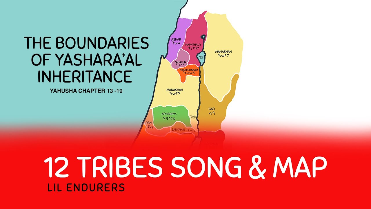 The 12 Tribes Song with Map - YouTube