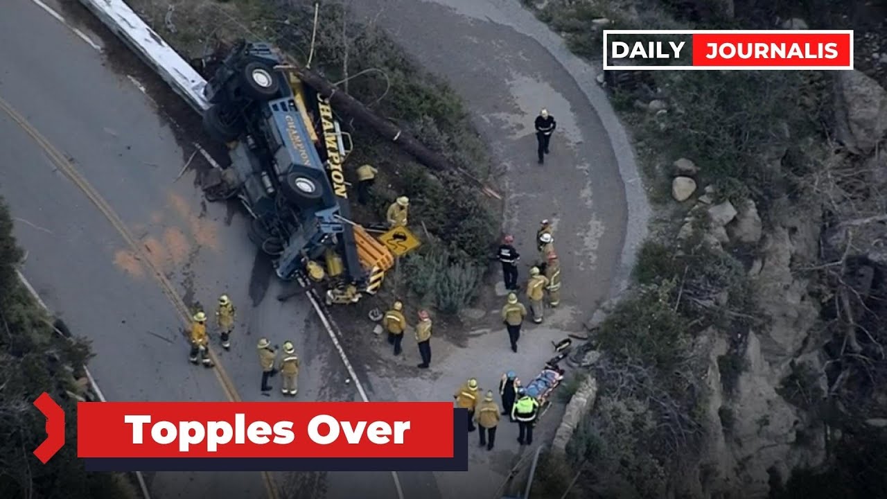 Crane Operator dies after Crane topples over, becoming trapped between ...