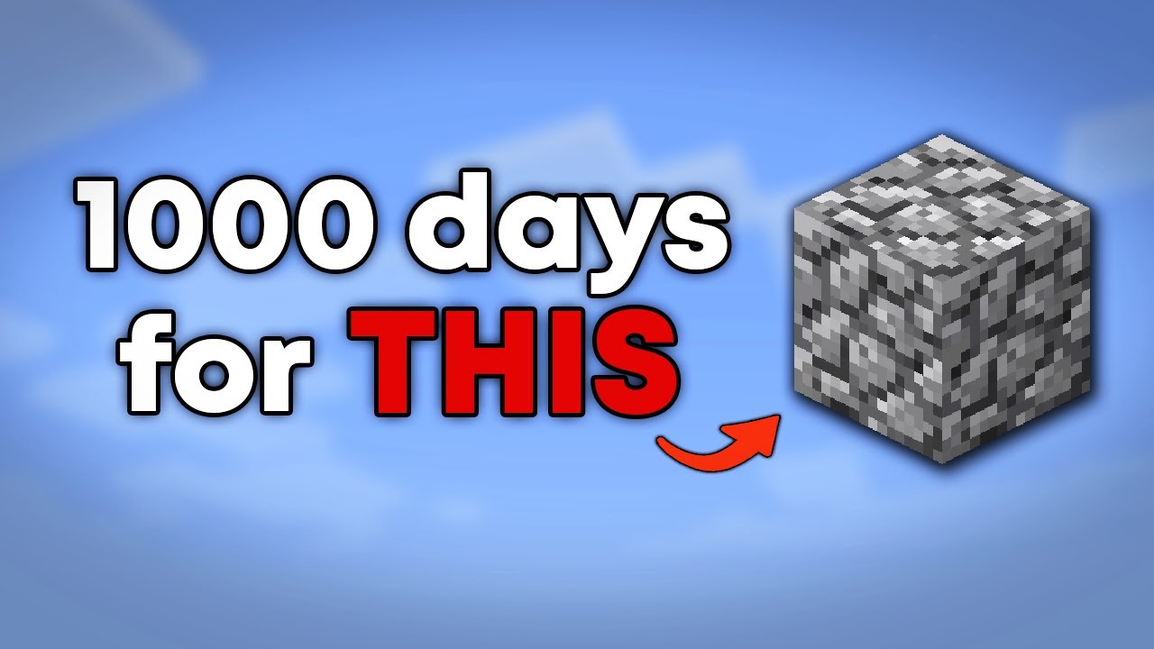 I Spent 1000 Days Getting Cobblestone in Minecraft's Most Complicated Modpack - YouTube