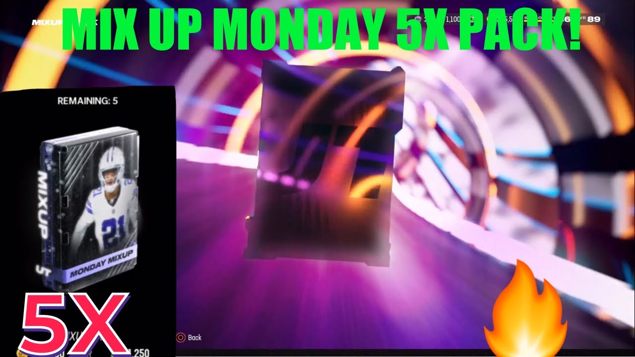 MIX UP MONDAY PACK! WE GOT GLITCHY TODAY, Madden 24 Ultimate Team - YouTube
