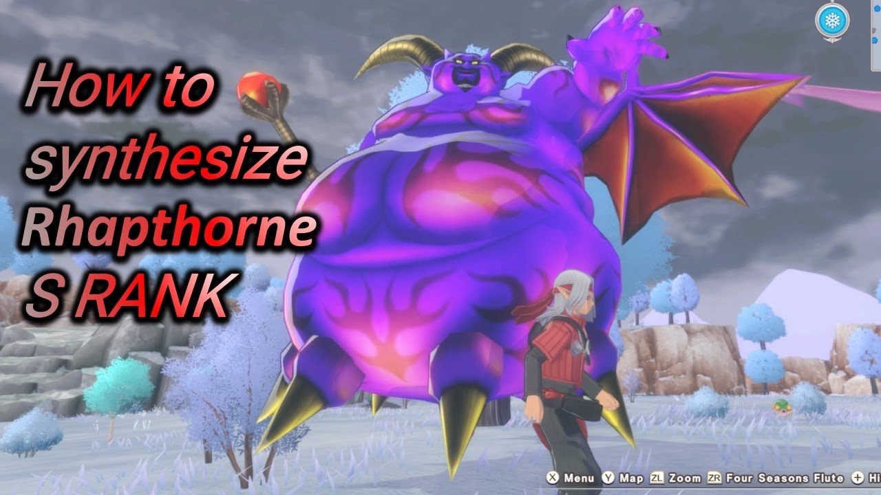 How to synthesize (S Rank) Rhapthorne - Skill - Chart - DRAGON QUEST ...