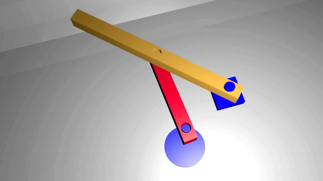 3 Bars mechanism simulation Blender - YouTube