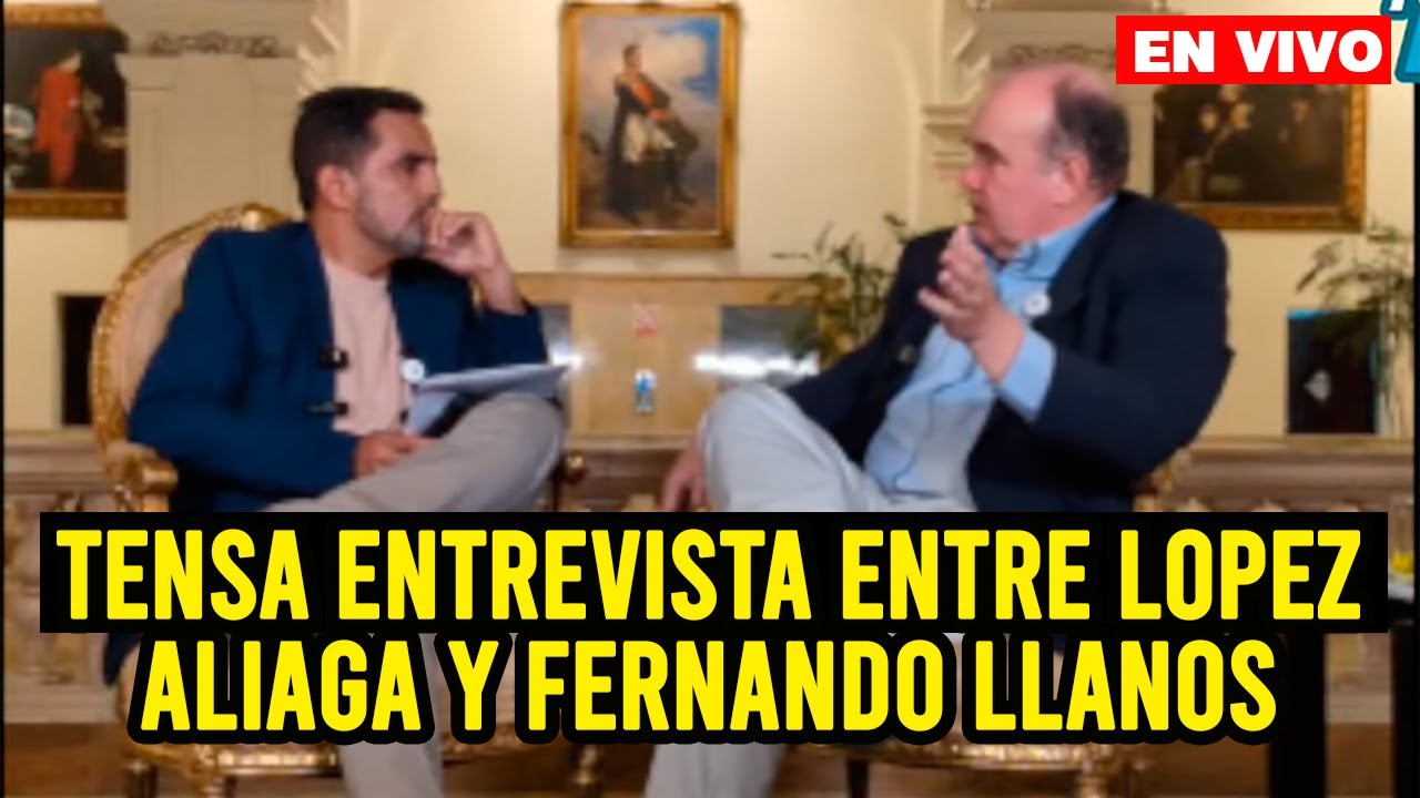 🚨#EnVivo l TENSA ENTREVISTA ENTRE LOPEZ ALIAGA y FERNANDO LLANOS - YouTube