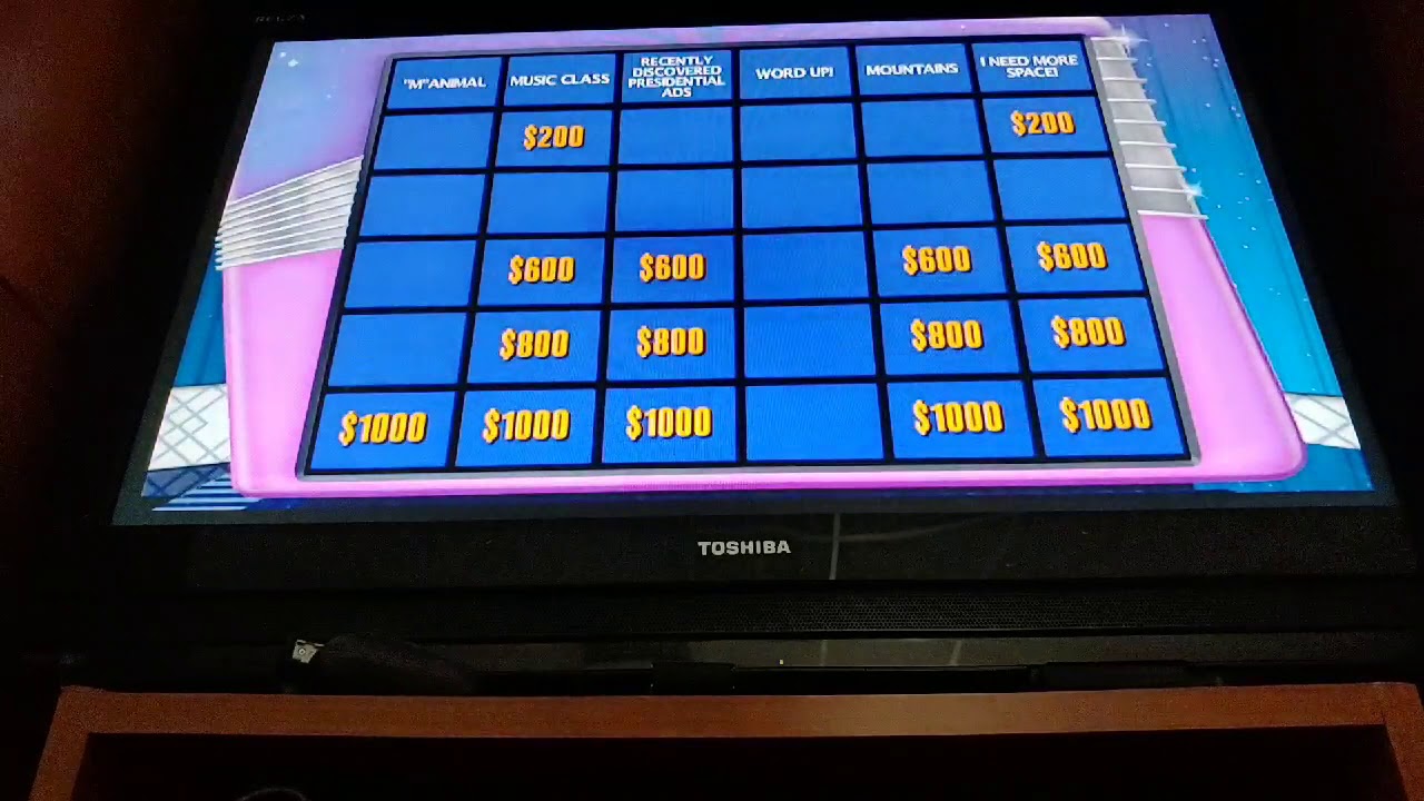 Let's Play Jeopardy (Wii) Game 4 - YouTube