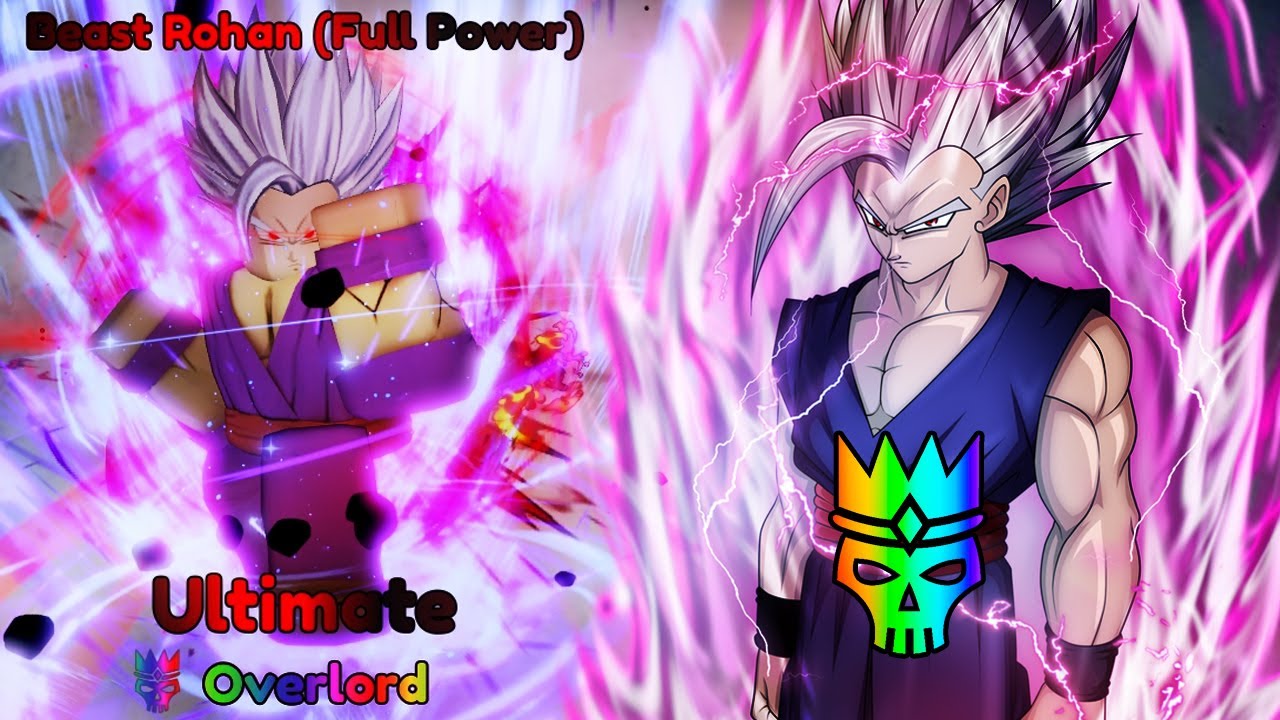 Overlord Beast Gohan Showcase in Anime Last Stand Roblox Rohan Full ...