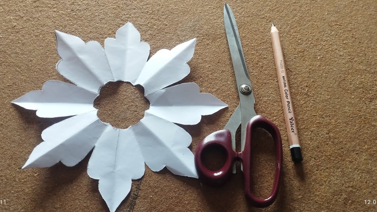 MAKE A FLOWER FROM PAPER 2 - BOLAJONLAR UCHUN QOGOZDAN GUL YASHASHNI O ...