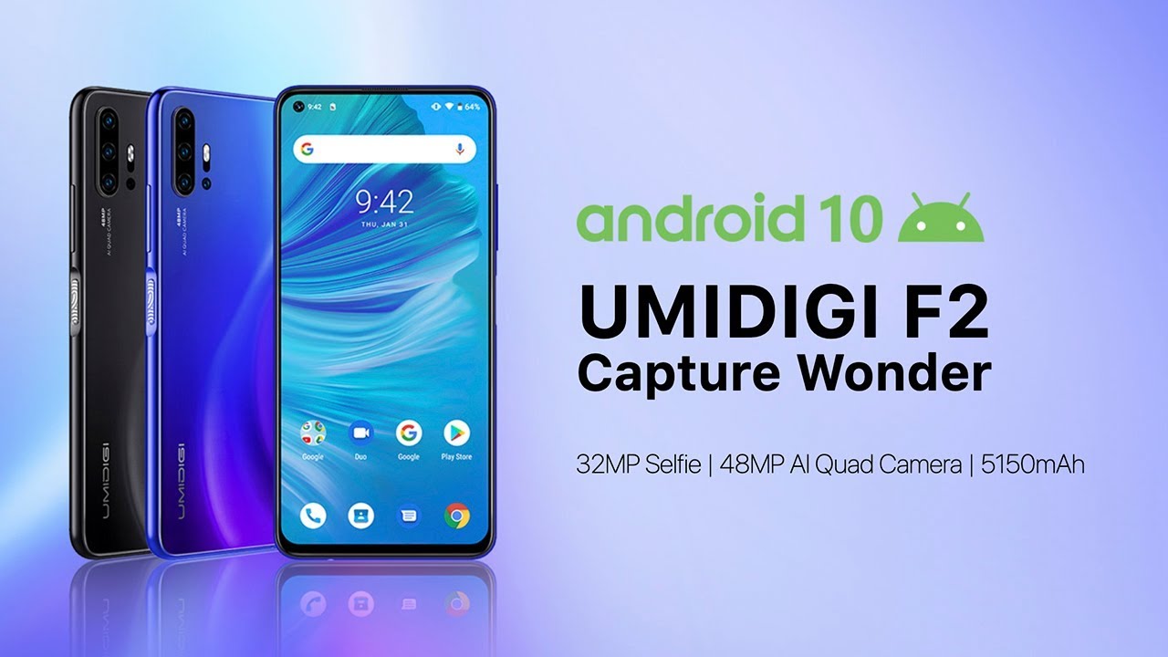 Umidigi F2 con Android 10 y super cámara 48mp - YouTube