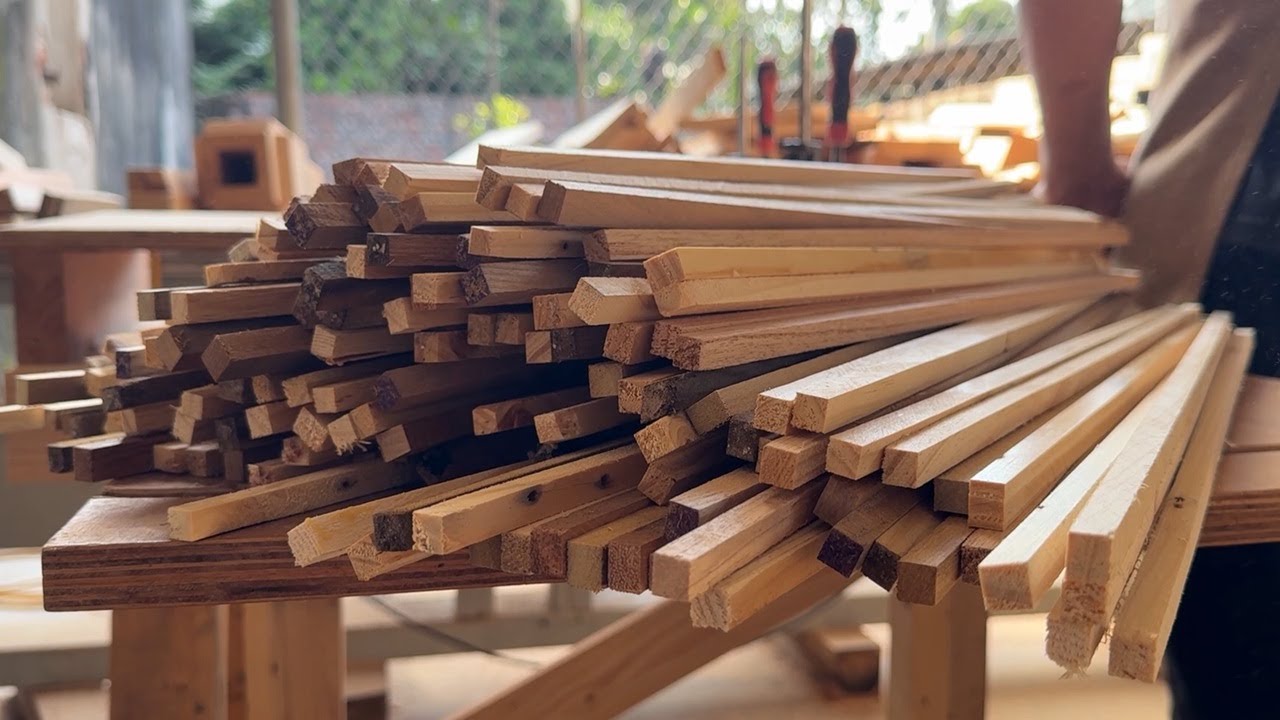 Transforming Recycled Wood into a Stunning Desk: DIY Inspiration! - YouTube