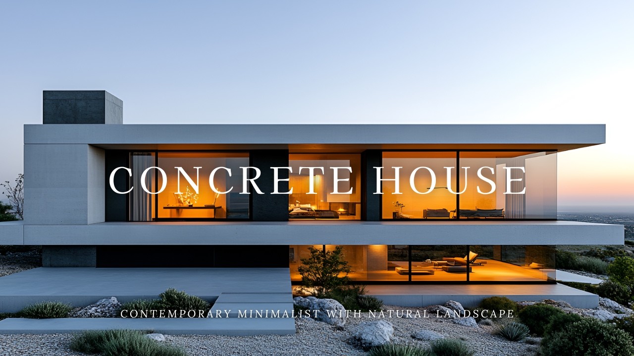 The Beauty of Contemporary Concrete House: Minimalist Style Meets ...