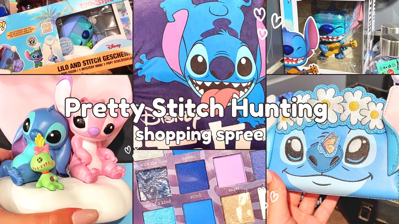 [Ep6] Stitch hunting at the collectible store 🩵 pretty shopping spree 💦 ...